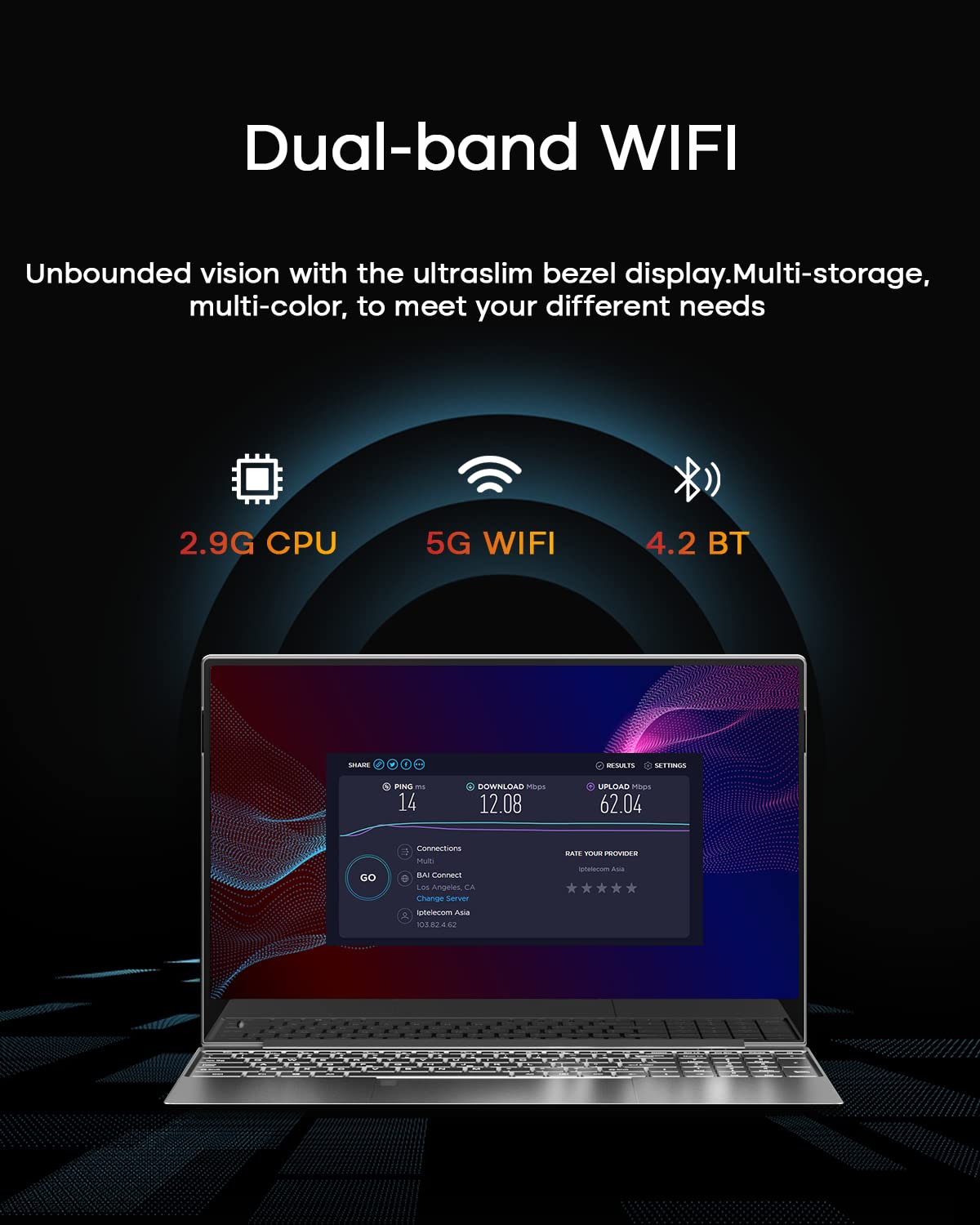 DERE Laptop with Fingerprint Unlock 15.6" Laptop Computer with Full-Size Backlit Keyboard Intel Celeron N5095 Processor 12GB DDR4+256GB SSD, 1920x1080 FHD Windows 10, 5G WiFi, USB 3.0 MBook M11 Silver