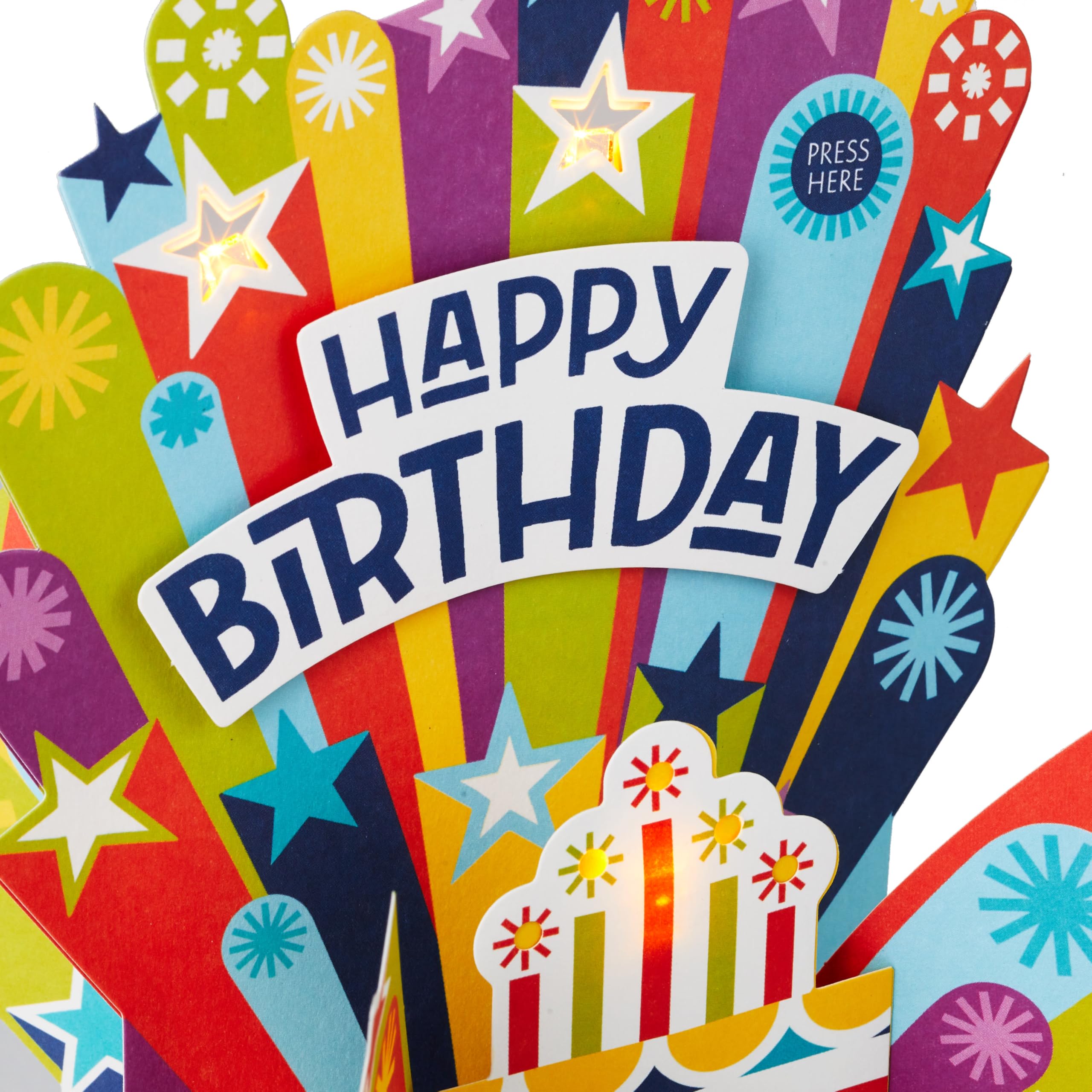 Hallmark Paper Wonder Pop Up Birthday Card with Music (Birthday Cake, Happy by Pharrell Williams)