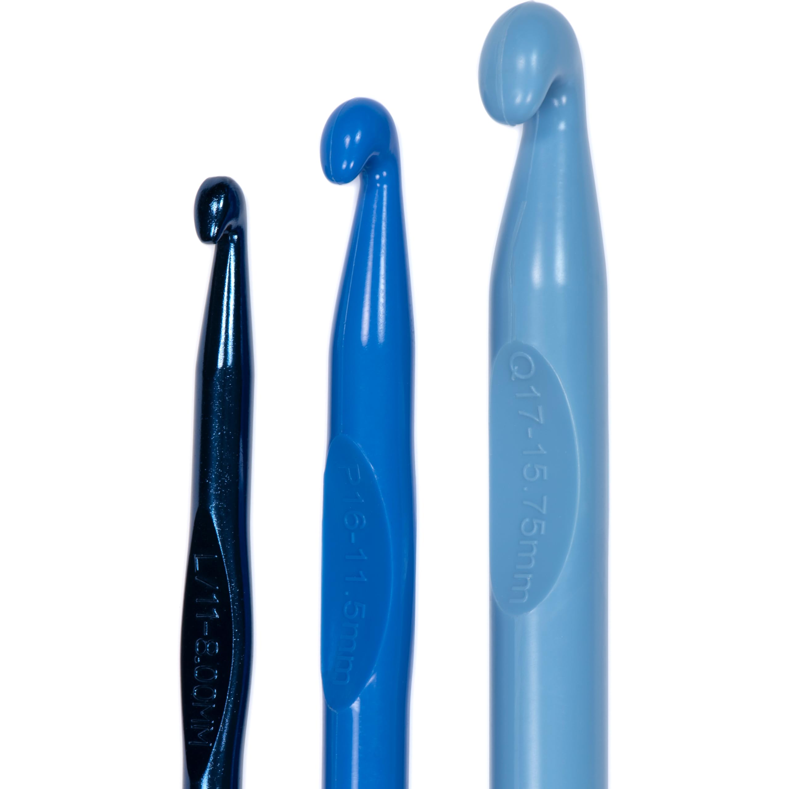 Boye 3399101000 Ergonomic Crochet Hook Set, Size L P Q