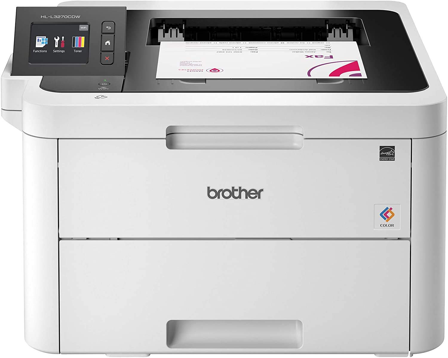 Brother HL-L32 70CDW Series Compact Digital Wireless Color Laser Printer - Mobile & NFC Printing - Auto Duplex Printing - Up to 25 ppm - Up to 250-Sheet Tray Capacity - 2.7" Touch + HDMI Cable