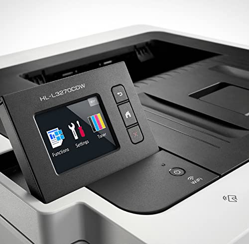 Brother HL-L32 70CDW Series Compact Digital Wireless Color Laser Printer - Mobile & NFC Printing - Auto Duplex Printing - Up to 25 ppm - Up to 250-Sheet Tray Capacity - 2.7" Touch + HDMI Cable