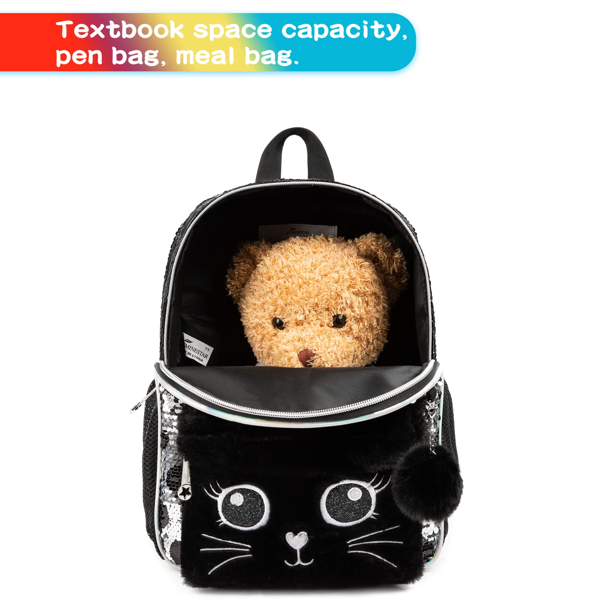 Jasminestar Toddler Backpack 13 inch Cute Kindergarten Backpacks Little Kid Preschool Bookbag