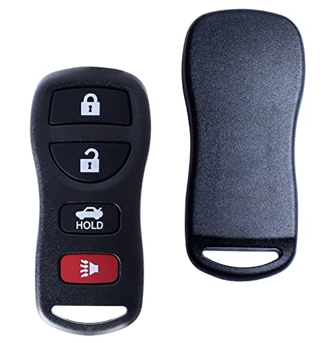 Keyless Entry Remote Key Fob Replacement for Nissan Murano Altima Armada Sentra 350Z / Infiniti I35 G35 KBRASTU15, CWTWB1U758, CWTWB1U821 4Btn (Pack of 2)
