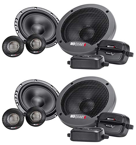 (2) Pairs MB QUART FSB216 6.5" 280 Watt Car Audio Component Speakers