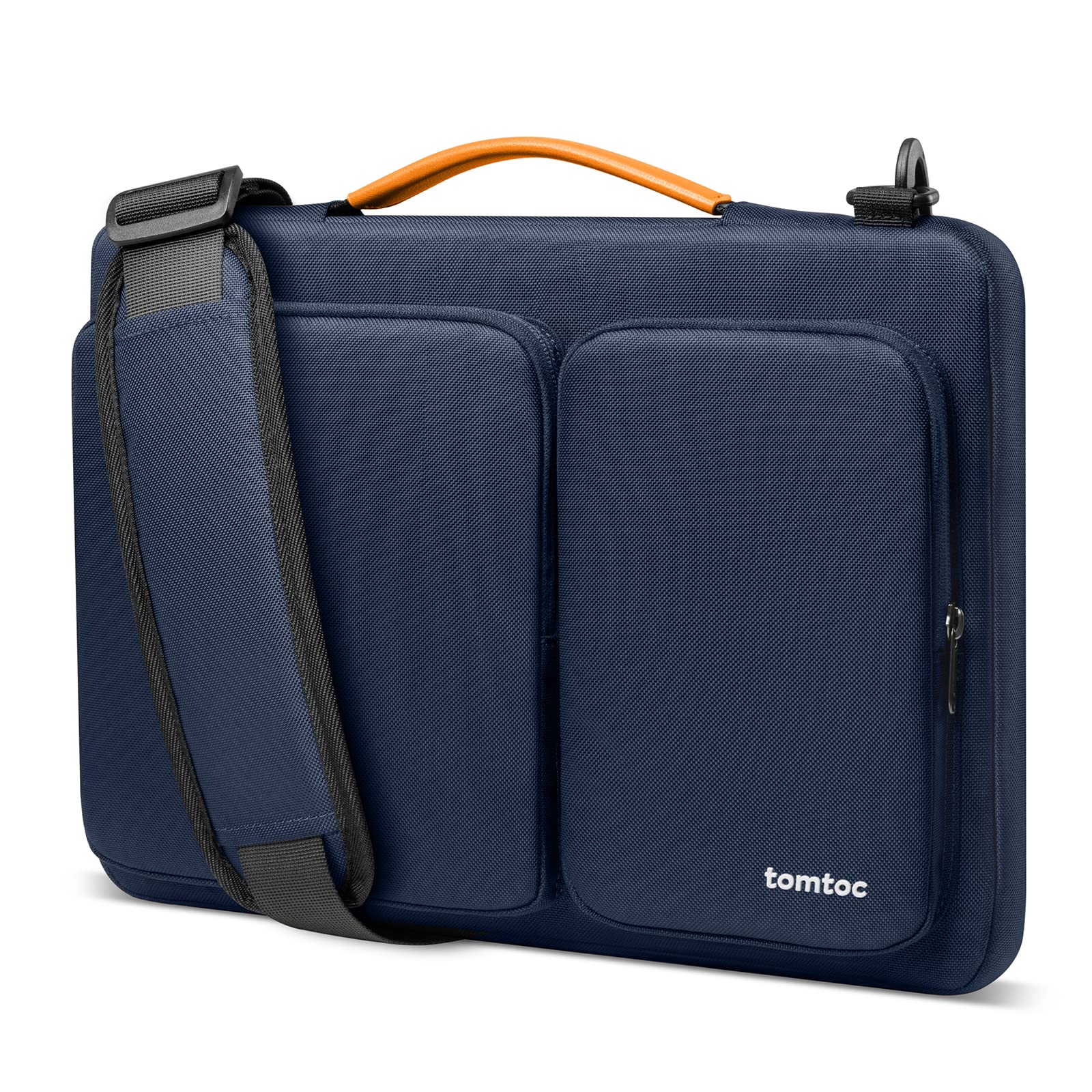 tomtoc 360 Protective Laptop Shoulder Bag for 15 Inch New MacBook Air M3/A3114 M2/A2941 2024-2023, 15 Inch Microsoft Surface Laptop 6/5, Water-Resistant Accessory Case for MacBook Pro A1990 A1707