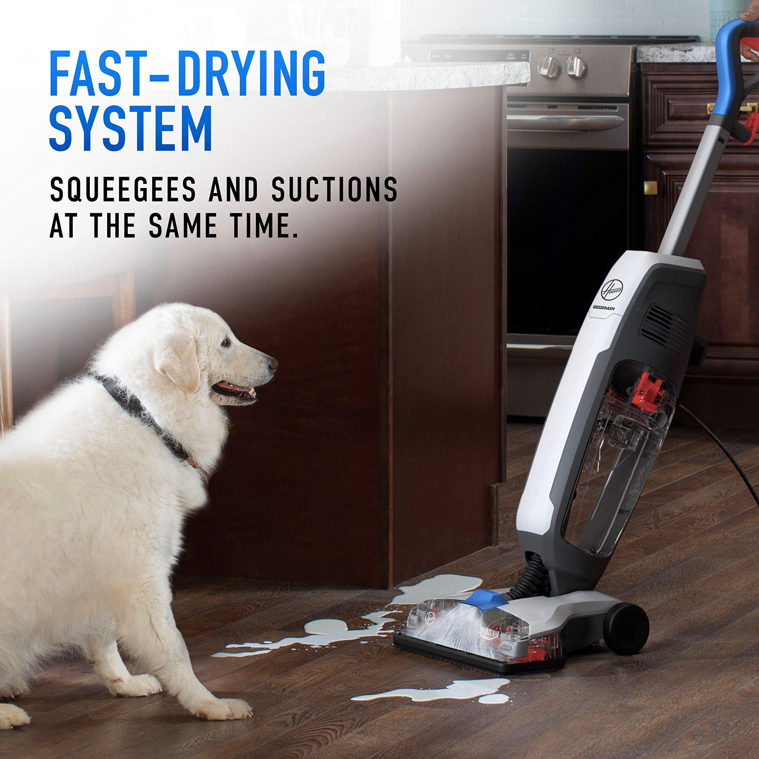 Hoover PowerDash Pet Hard Floor Cleaner Machine, Wet Dry Vacuum, FH41000, White