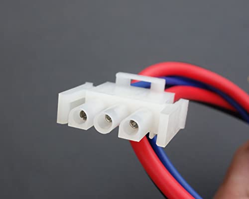 Anyqinsog 3-Pin Power Wiring Harness Plug Compatible with MTX THUNDERFORM Built in Amplifier AMP Auto Stereo Repair Wiring Harness