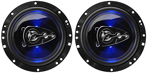 BOSS Audio Systems BE654 6.5 Inch Car Speakers - 300 Watts of Power Per Pair, 150 Watts Each, Full Range, 4 Way, Sold in Pairs