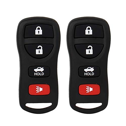 Pilida Keyless Entry Remote Control: Car Key Fob Compatible with Infiniti Nissan Altima Armada Maxima Quest Sentra 350Z| EX35 FX35 FX45 I35 G35 QX56 Replacement for KBRASTU15 (2 Pack)
