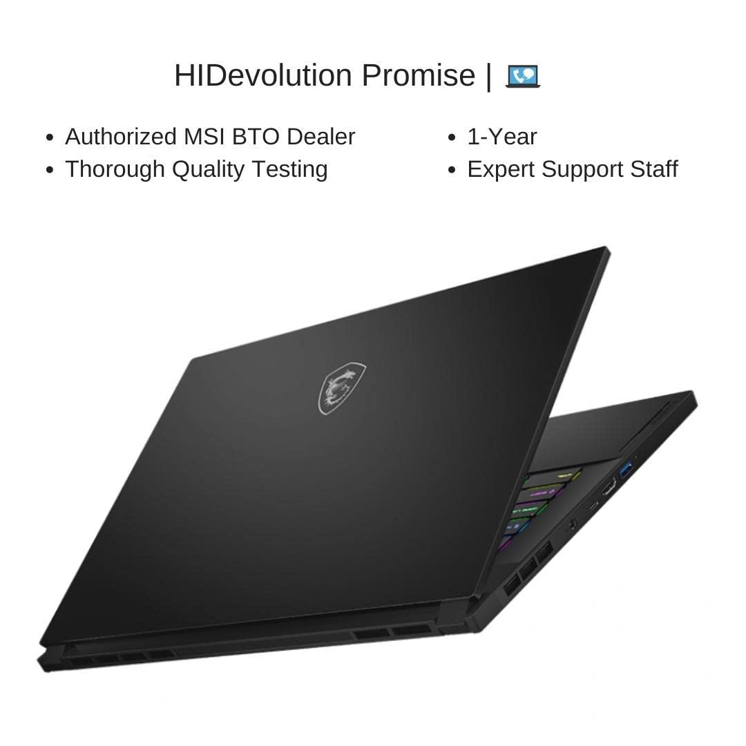 HIDevolution [2023] MSI Stealth GS66 12UGS 15.6" QHD 240Hz, 1.8 GHz i9-12900H, RTX 3070 Ti, 64 GB 4800MHz RAM, 16 TB PCIe SSD, Windows 11 Pro
