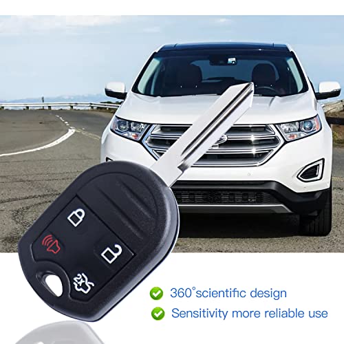 Key Fob Replacement Fits for Ford Explorer 2001-2015 Mustang 2005-2014 Expedition 2003-2017 Edge 2007-2015 Focus 2006-2011 Mercury Sable 2000-2009 Mazda Car Keyless Entry FCCID: CWTWB1U793 Pack of 1