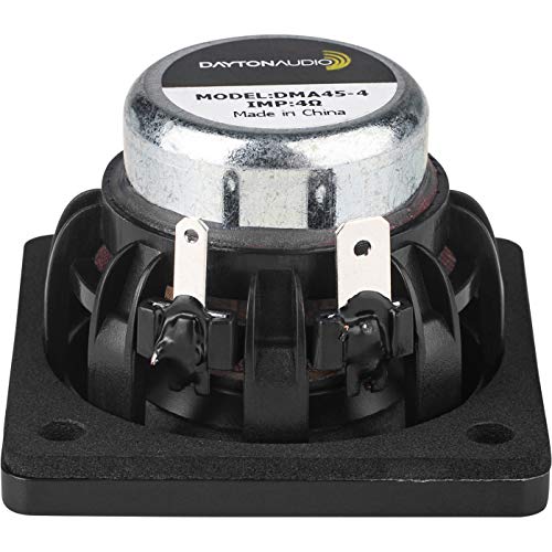 Dayton Audio DMA45-4 1-1/2" Dual Magnet Aluminum Cone Full-Range Driver 4 Ohm
