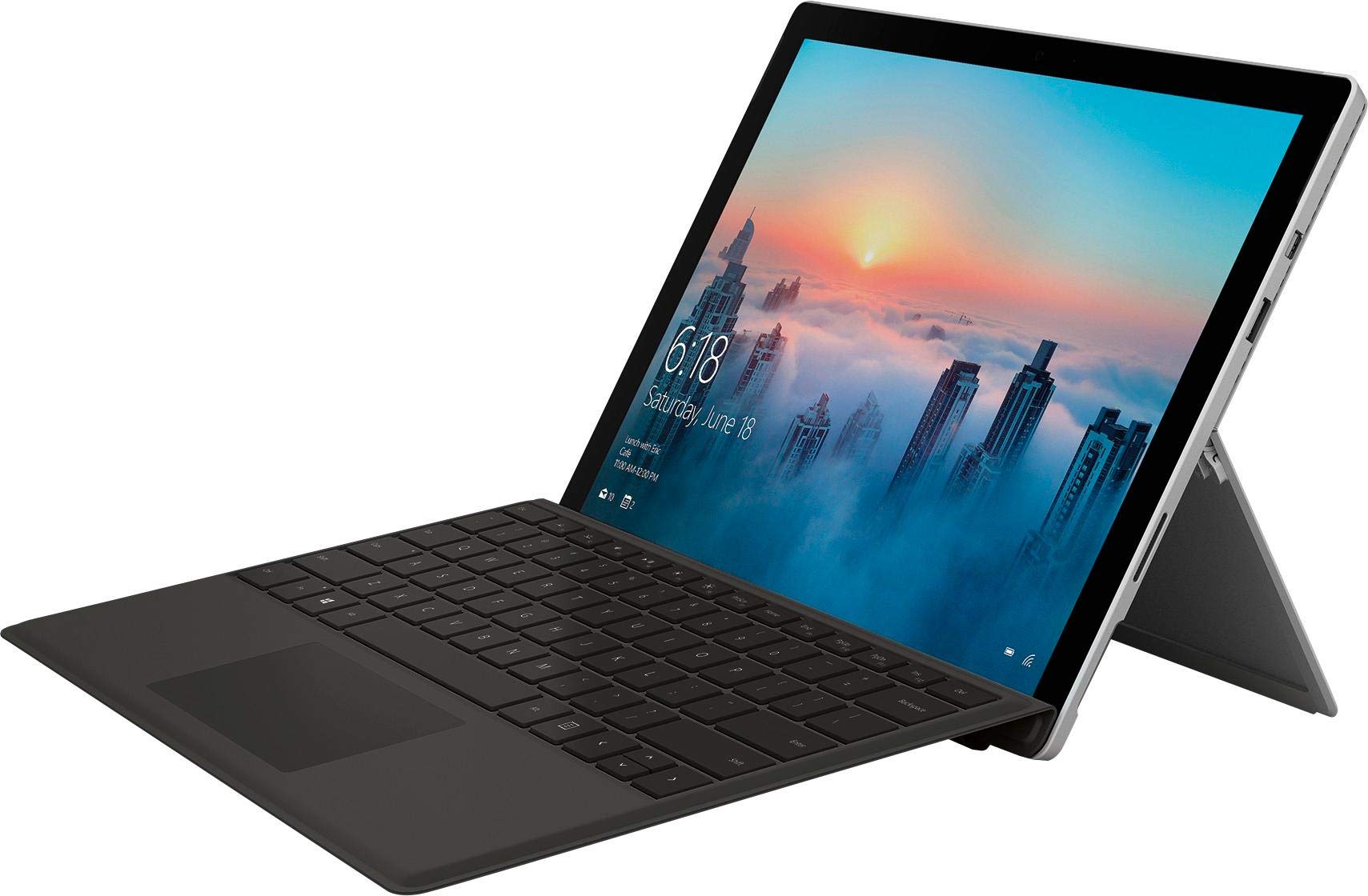 Microsoft Surface Pro 4 Tablet 12.3" (2736 x 1824) Intel Core i5-6300U 2.6 GHz 8 GB RAM 256GB SSD, Touchscreen, Keyboard, CAM, Windows 10 Pro (Renewed)
