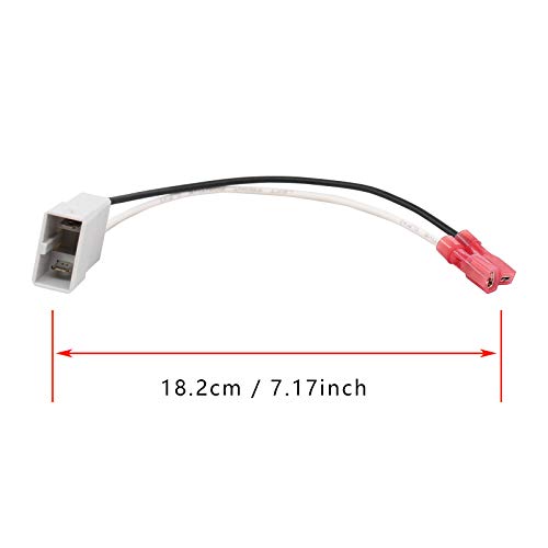 XtremeAmazing Car Radio Speakers Wire Cable Wiring Harness with Adapter Connector Plug for Honda Accord Civic CR-V CRX Odyssey Pack of 4