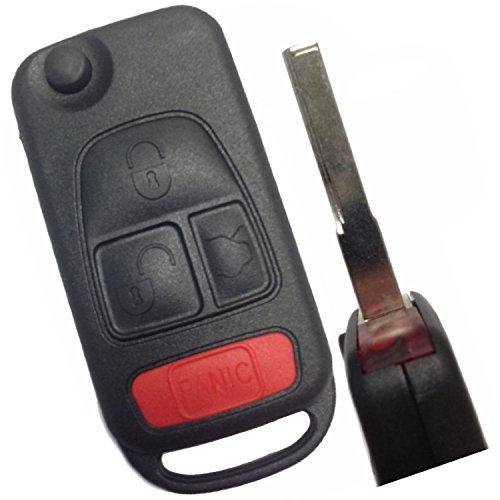 Replacement Keyless Remote Fob Key Shell Case Replacement Fit for Mercedes-Benz ML320 ML55 AMG ML430 C230 CL500 CL600 C36 AMG E420 S320 S420 S500 SL500 SL600 E500 SL 500E 500SEC 500SEL 500SL 600SEC
