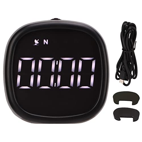 Digital GPS Speedometer,5V Car HUD Display Overspeed Alarm High Accuracy Universal Digital GPS Speedometer