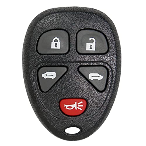 Keyless2Go Replacement for Keyless Entry Car Key Fob Vehicles That Use 5 Button 15788020 KOBGT04A Remote