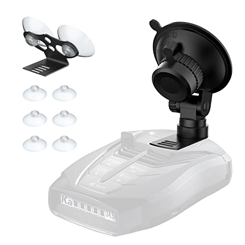 Radar Detector Mount,Car Radar Mounting Bracket Suction Cup Holder,Windshield & Dashboard Radar Detector Suction Mount,for Cobra Escort Valentine One Beltronics Radar Detector,Easy to Install