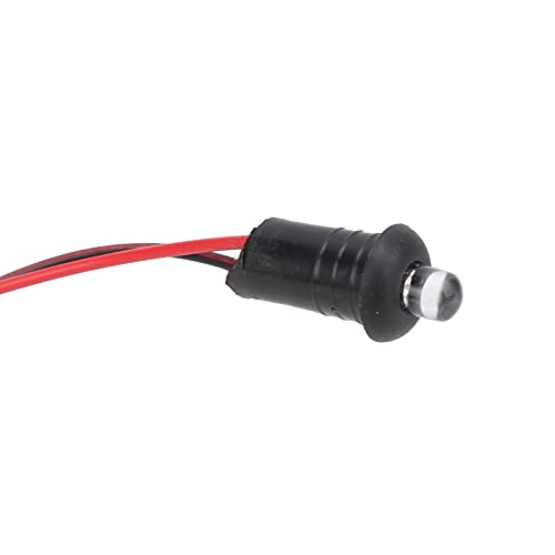 2Pcs Fake Alarm Lamp Blue Light Modification Universal 12V Vehicle Accessories Blinking LED Security Warning Lamp for Car-s Boats RVs Motorcy