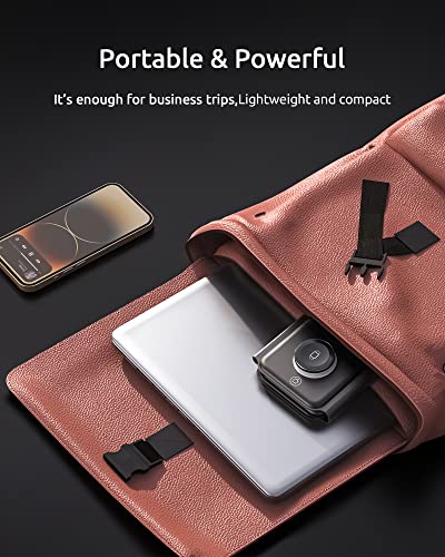 HEYLINSI Wireless Charging Station, Foldable Magnetic Wireless Charging Pad for iPhone 14/13/12 Pro Max/X/XS, 3 in 1 Wireless Travel Charger for AirPods 3/2/Pro Apple Watch