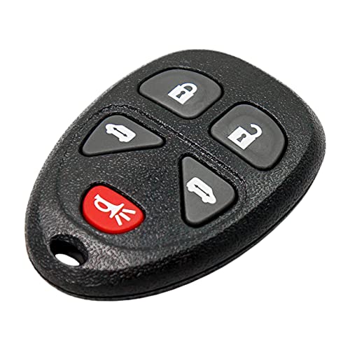 Keyless2Go Replacement for Keyless Entry Car Key Fob Vehicles That Use 5 Button 15788020 KOBGT04A Remote
