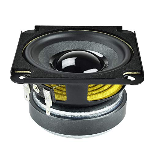 PRV AUDIO 3MR50 3 Inch Midrange Speaker, 8 Ohm, 100 Watts Peak, 50 Watts Program Power PRO Loudspeaker for Portable PA System and Tower Speakers (Single)