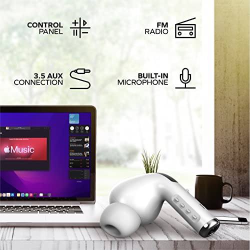 Coby True Wireless Speaker Bluetooth Speaker, 3 Watts, Hi-Quality Sound & Bass, 49 Ft Wireless Range, Play 2 More Speakers Together, Bluetooth Speakers