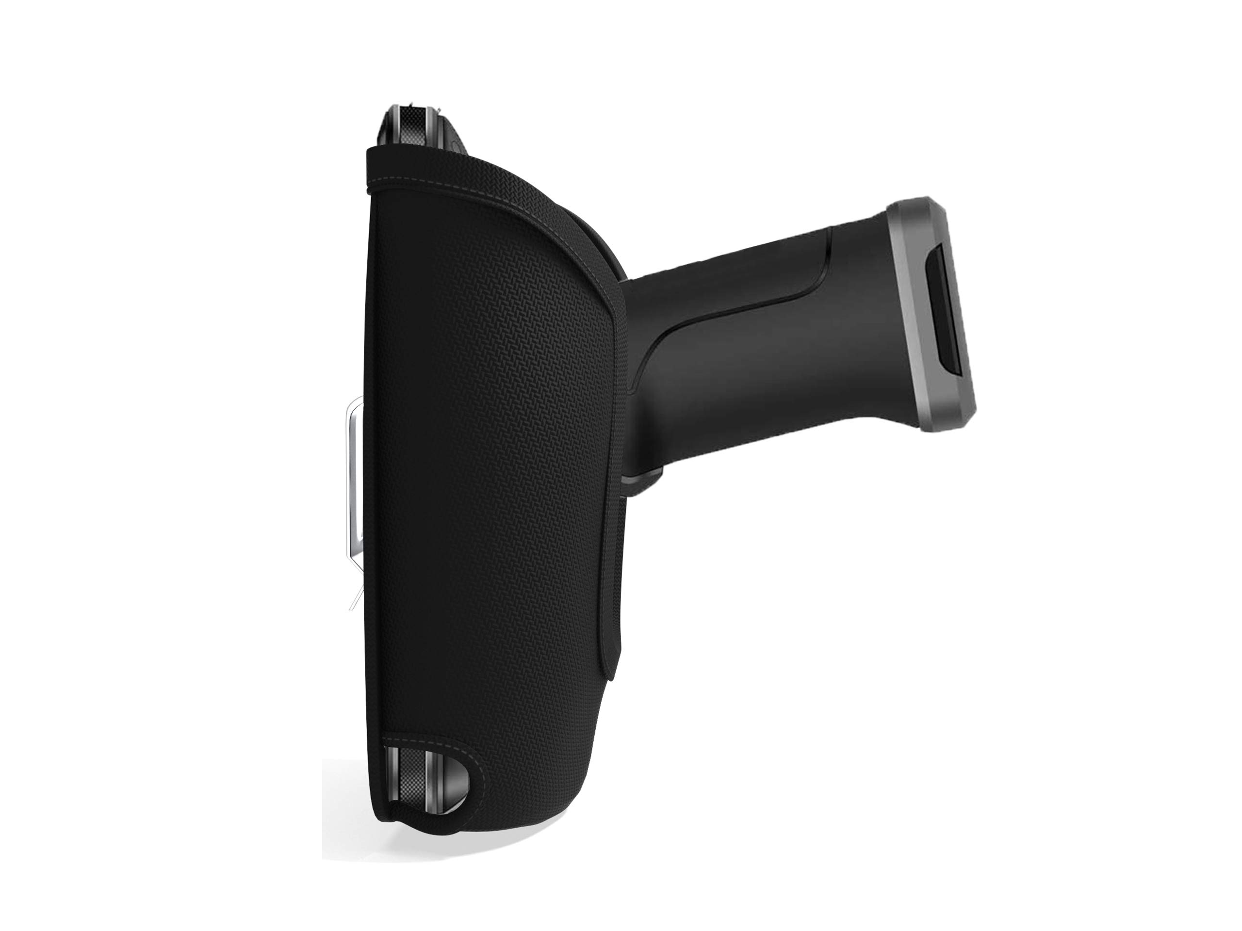 Agoz Barcode Scanner Holster for Zebra TC75x, TC75, TC70x, TC70, TC72, TC77, M60, MC67 to fit with Handheld Grip, Rugged Carrying Case Pouch, Cover with Metal Clip & Belt Loops