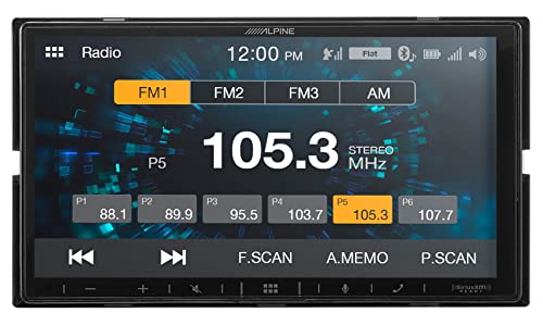 ALPINE iLX-W650 7" Digital Media Bluetooth Carplay Receiver+License Plate Camera