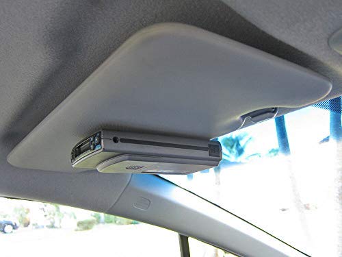 Ramtech Sun Visor Clip Car Mount for Radar Laser Detector, Compatible with Escort Passport 4200 4500 4600 5000 6800 7500 7500s 8500 8500 X50 9500i 9500ix, SVCM