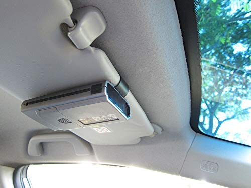 Ramtech Sun Visor Clip Car Mount for Radar Laser Detector, Compatible with Escort Passport 4200 4500 4600 5000 6800 7500 7500s 8500 8500 X50 9500i 9500ix, SVCM