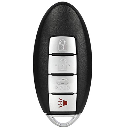 SCITOO 1pc Keyless Entry Remote Key Fob SHELL CASE Replacement for Infiniti G25 G37 Q40 FX35 for Nissan Altima Maxima Murano FCC KR55WK48903 KR55WK49622 4 Buttons Uncut Car Key
