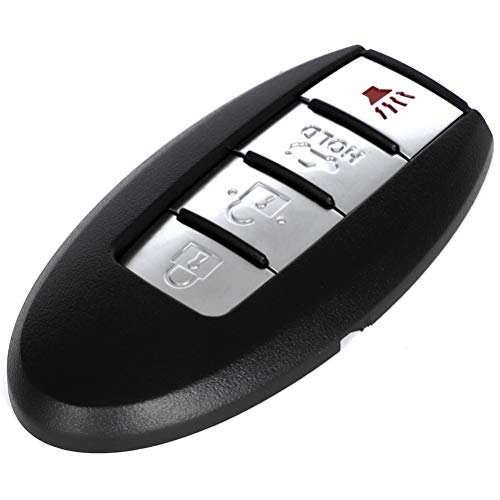 SCITOO 1pc Keyless Entry Remote Key Fob SHELL CASE Replacement for Infiniti G25 G37 Q40 FX35 for Nissan Altima Maxima Murano FCC KR55WK48903 KR55WK49622 4 Buttons Uncut Car Key