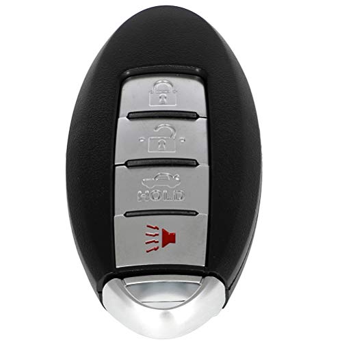 SCITOO 1pc Keyless Entry Remote Key Fob SHELL CASE Replacement for Infiniti G25 G37 Q40 FX35 for Nissan Altima Maxima Murano FCC KR55WK48903 KR55WK49622 4 Buttons Uncut Car Key