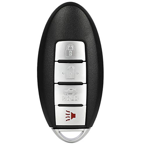 SCITOO 1pc Keyless Entry Remote Key Fob SHELL CASE Replacement for Infiniti G25 G37 Q40 FX35 for Nissan Altima Maxima Murano FCC KR55WK48903 KR55WK49622 4 Buttons Uncut Car Key