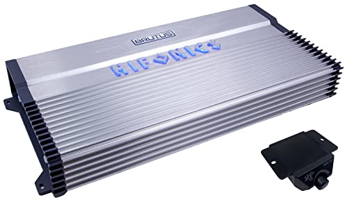 Hifonics BXX6000.1D 6000 Watt RMS 1-Channel Monoblock D Class Amplifier Brutus Car Audio, Silver
