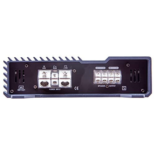 Hifonics BXX6000.1D 6000 Watt RMS 1-Channel Monoblock D Class Amplifier Brutus Car Audio, Silver
