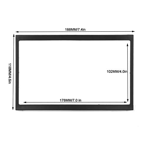 Double DIN Installation Dash Kit 7in Car Stereo Radio Mount Frame Trim DVD Navigation Modified Frame Universal Modification 178x102MM