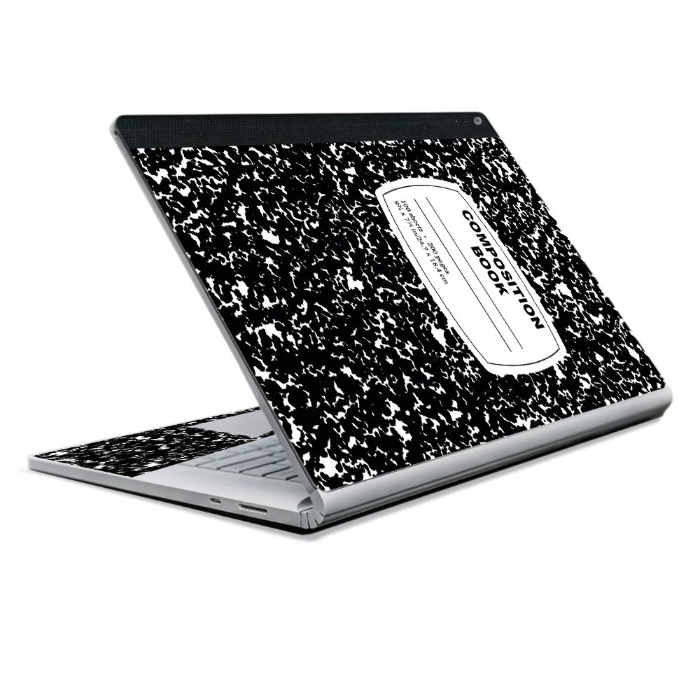 Mightyskins Skin Compatible With Microsoft Surface Book 2 13" (2017) - Composition Book | Protective, Durable, And Unique Vinyl Decal Wrap Cover | Easy To Apply, Remove, And Change Styles | Made In The Usa