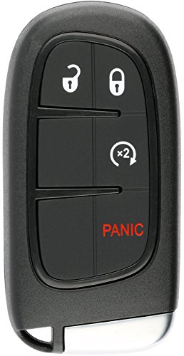 KeylessOption Keyless Entry Remote Start Smart Car Alarm Key Fob for 2013-2018 Ram 1500, 2500, 3500 GQ4-54T
