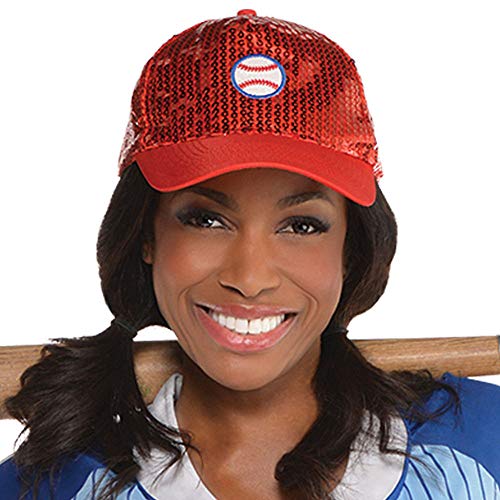 Amscan Adult Baseball Babe Costume Kit - Medium (6-8), Multicolor - 1 Set