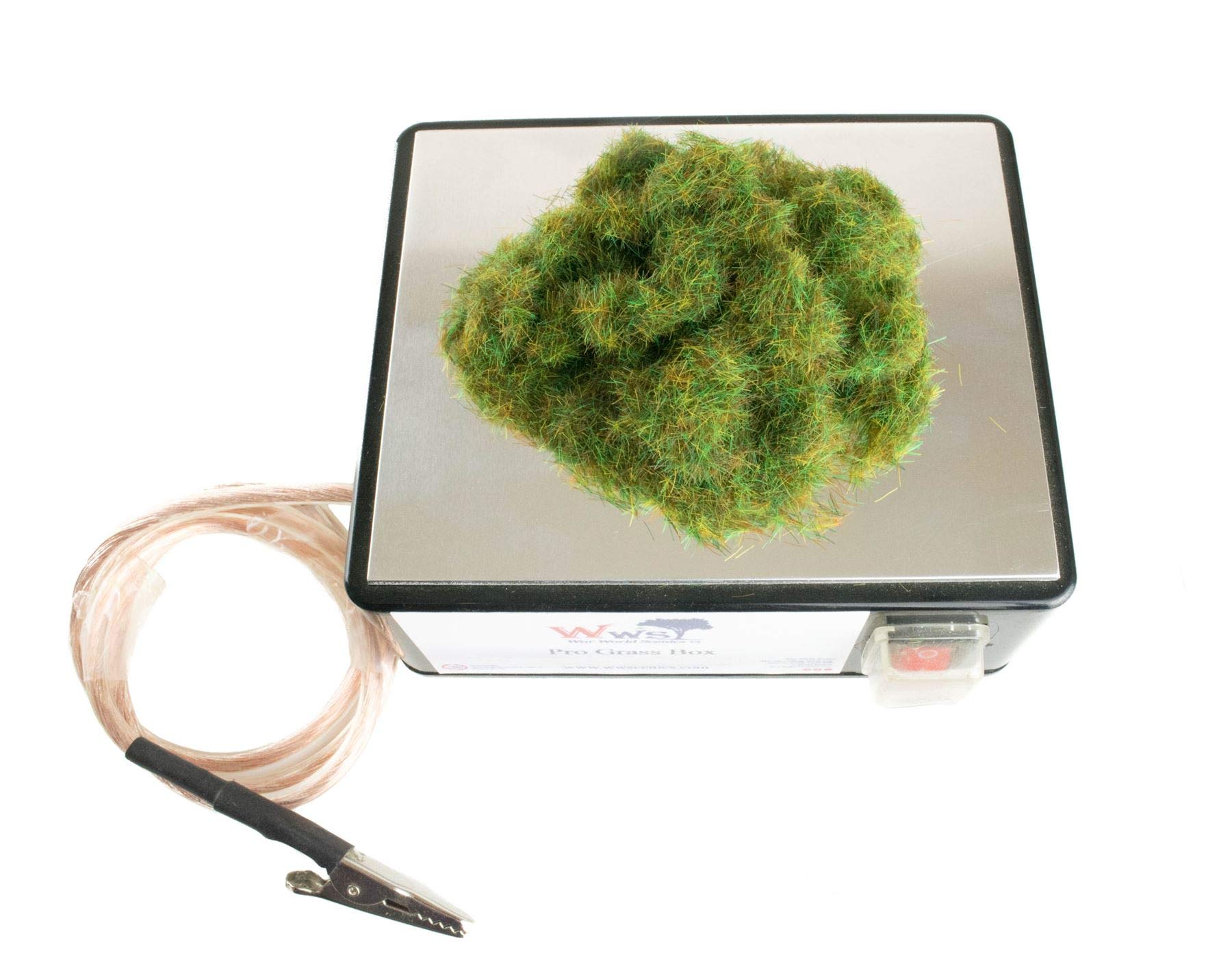 War World Scenics Pro Grass Box Static Grass Applicator β Railway Modelling Model Diorama Wargame Terrain Scenery Electrostatic Flock Landscaping Gauge Scale Tufts