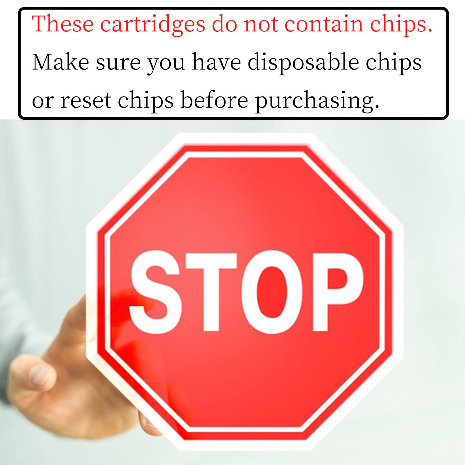 212XL No Chip Replacement Refillable Ink Cartridges Sublimation Ink Cartridges Without Chip & Ink for WF-2850 XP-4100 XP-2100 Empty Ink Cartridges for XP434 XP430 XP440 XP446 WF-2810 WF-2830 Printer