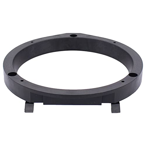 XtremeAmazing Car Front Rear Stereo Door Speaker Adapter Mounting Plates 6.5/6.75 Inch Spacer Rings Bracket with Harness Set of 2