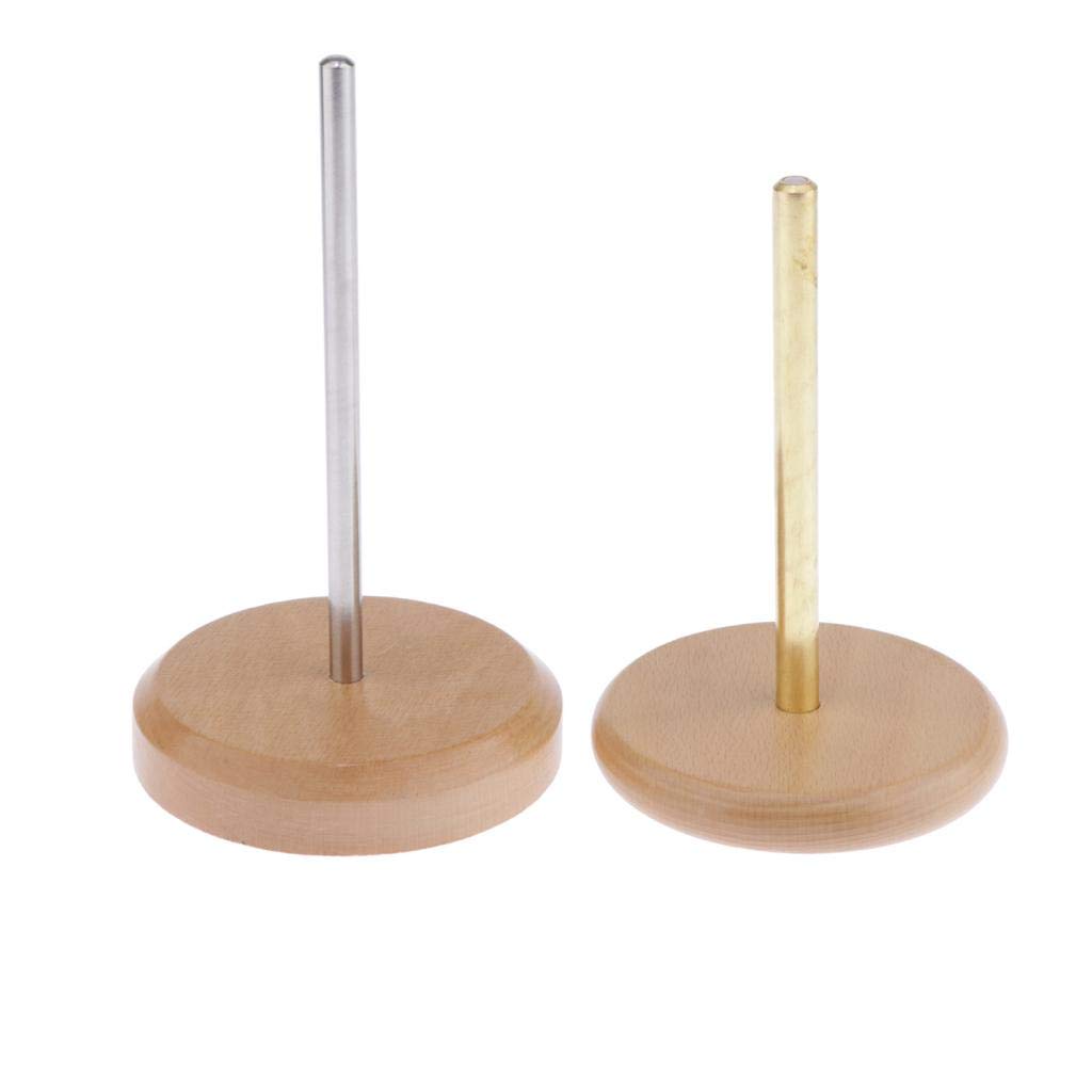 Wooden Yarn Ball Holder. Wool Skein Thread Dispenser. Bobbin Cone Spool Storage Spindle Adult Beginner Crochet Kit