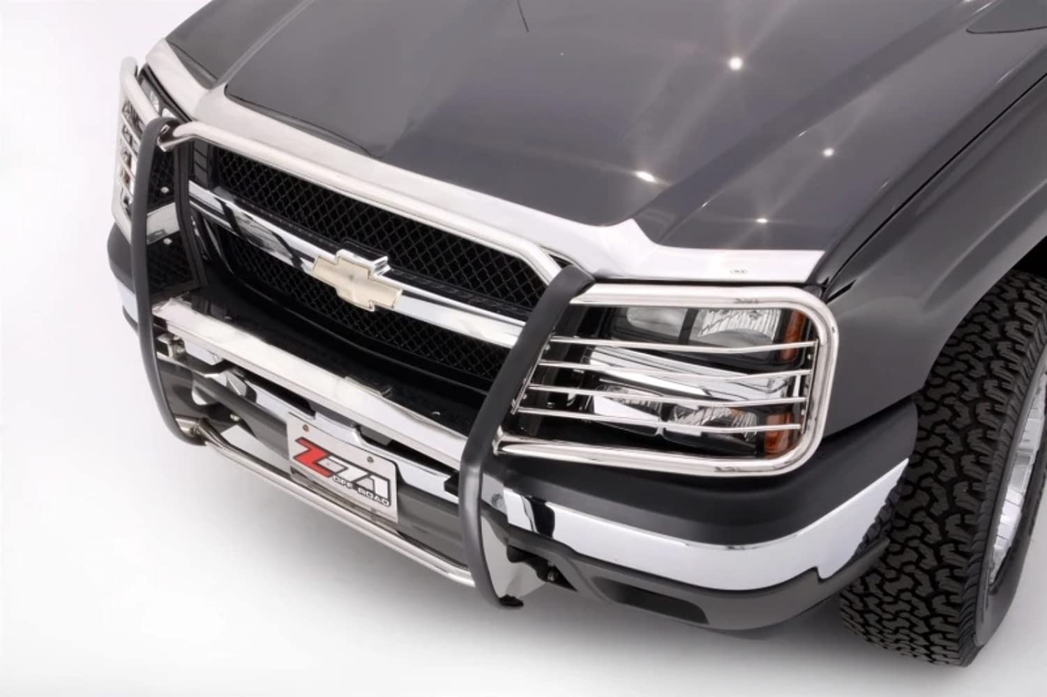 Auto Ventshade (AVS) 322024 Aeroskin Flush Mount Dark Smoke Hood Protector for 2003-2005 Silverado 1500, 2003-2004 Silverado 2500 & 3500