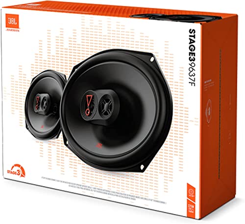 JBL Stage 9603 420W Max (140W RMS) 6" x 9" 4 ohms Stage Series 3-Way Coaxial Car Audio Speakers