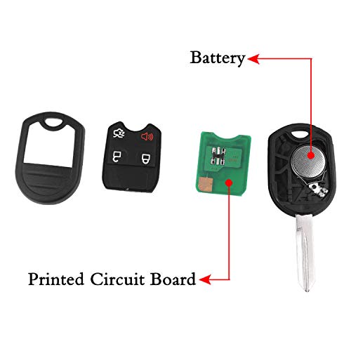 BESTHA Keyless Entry Remote Car Key Fob Replacement CWTWB1U793 for 2006-2012 Ford Focus 2006-2012 Ford Fusion 2003-2015 Lincoln Navigator