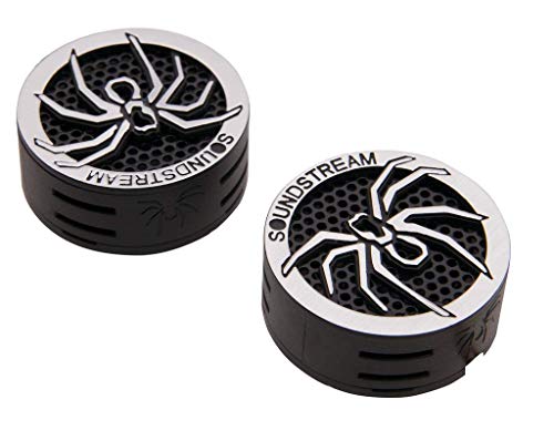 Soundstream TWT.5 1-Inch TWT Series PEI Dome Tweeters , Black