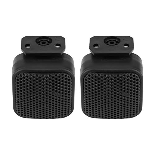 Acouto Car Audio Tweeters 1 Pair Universal Square Car Audio Speaker Super Power Loud Tweeters Rectangle Dome Tweeters for Car Audio